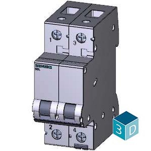 Jual 5SL6204-7CC - Miniature circuit breaker - 4A - 400V 6KA - 2-POLE ...