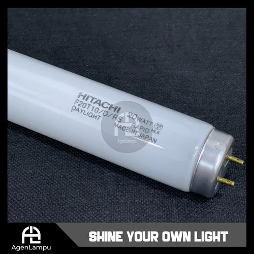 Jual LAMPU TL HITACHI T10 20 WATT 40 WATT DAYLIGHT / COOL WHITE ...