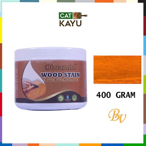 Jual Woodstain Candy Brown Biovarnish 400 gr Vernish Kayu Water Based ...