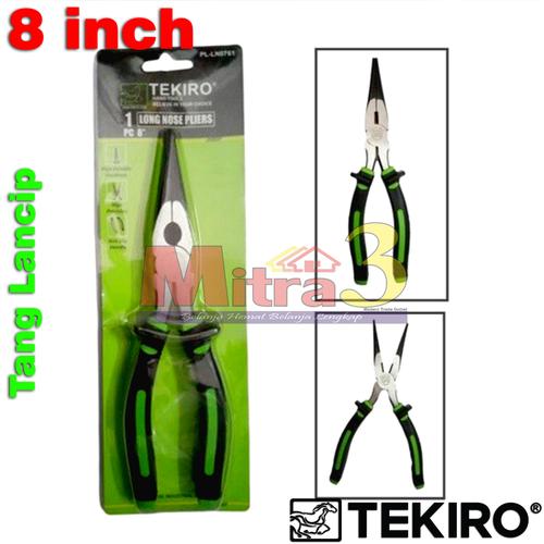 Jual Tang Lancip 8" TEKIRO / Long Nose Pliers 8 inch - Kota Makassar - Mitra 3 Bahan Bangunan ...