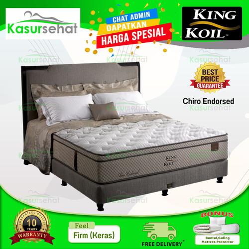 Jual King Koil Springbed New Chiro Endorsed - Full Set 160 180 200 100 ...