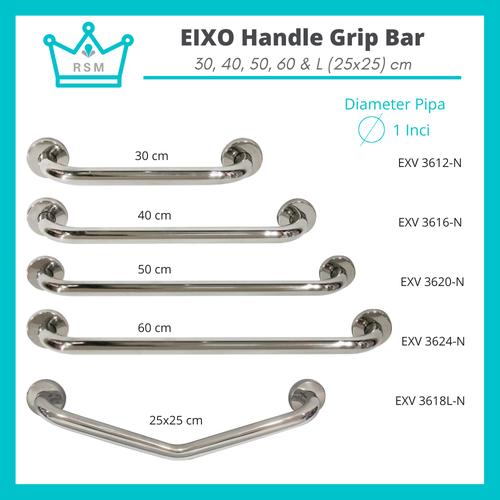 Promo Handle Grip 30 40 50 60 cm Pegangan Bathub Grab Bar Toilet ...