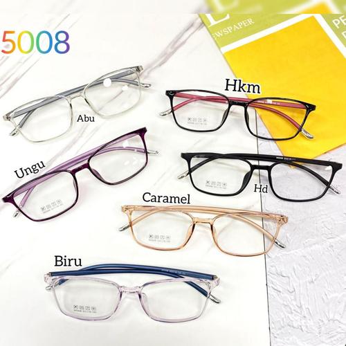 Jual Kacamata Lentur 5008 Frame Kaca Mata Ringan Minus Baca Anti ...