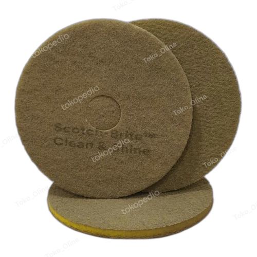 Jual 3M Scotch Brite Clean & Shine Pad 16 Inch - Buffing Pad - Kota ...