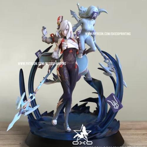Jual SHENHE FROM GENSHIN IMPACT resin kit statue - normal ver - Kota ...