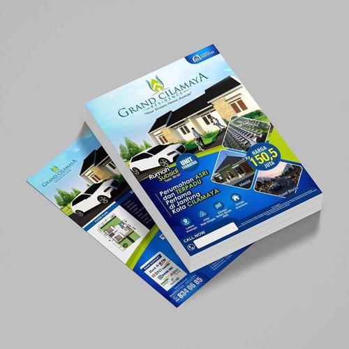 Jual Cetak Brosur Murah isi 50 Lembar 1 MUKA / Flyer Pamflet / Full ...