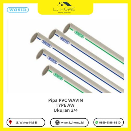 Jual Pipa PVC Wavin Type AW - Ukuran 3/4 - Kab. Bantul - Toko Besi ...