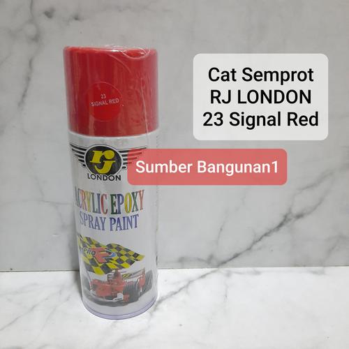 Jual Cat Semprot 23 Signal Red RJ London merah pylox kayu besi 400cc ...