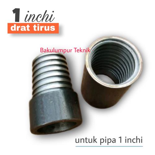 Jual shock drat penyambung pipa ukuran 1 in - soket luar dalam - drat ...