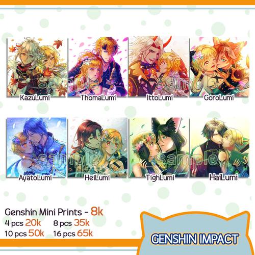 Jual Genshin Impact Lumiharem Mini Prints Set B - MP 10 Thoma - Kota ...