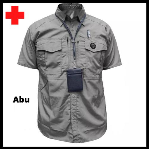 Jual Kemeja Tactical Lengan Pendek PDL Lapangan Kerja Baju PDH - Abu-abu, XL - Kab. Bandung ...