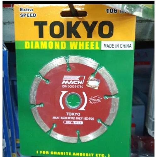 Jual TOKYO Diamond Wheel Kering 4" Mata Pisau Potong Granite Keramik ...