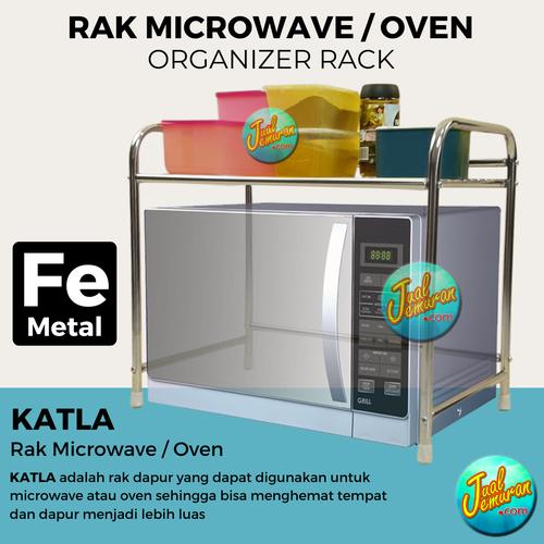 Jual Rak Microwave Oven Besi 2 Susun Rack Rak Dapur Serbaguna Minimalis ...