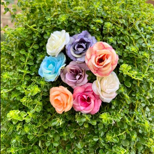 Jual 1pc Kelopak Kepala Bunga MAWAR MINI Plastik Dekorasi Box Hampers ...