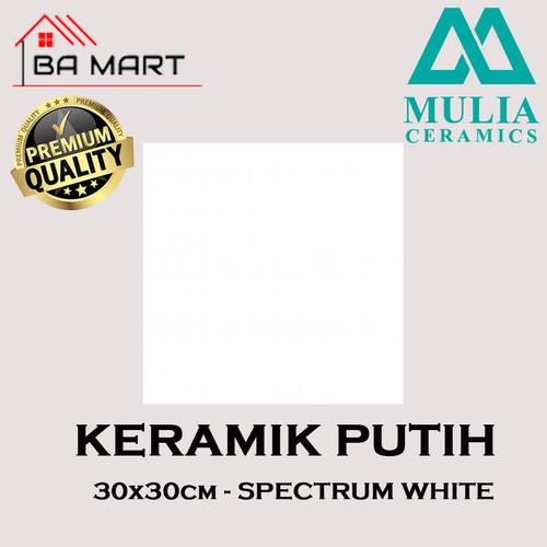 Jual Mulia Putih Polos 30x30 Keramik Lantai Dinding Spectrum White ...