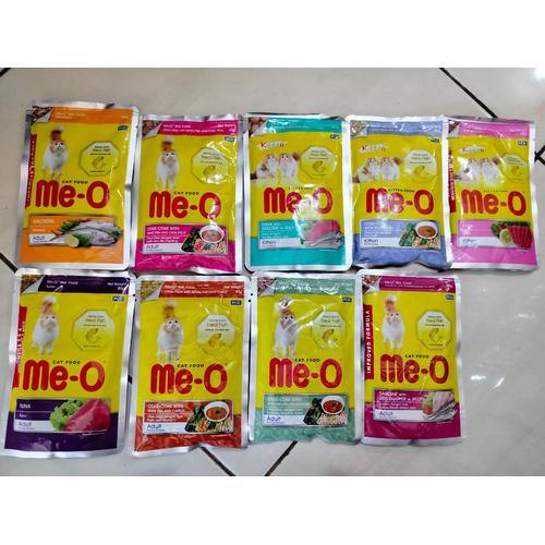 Jual meo pouch adult&kitten 85gr makanan basah sachet kucing - Mackarel ...