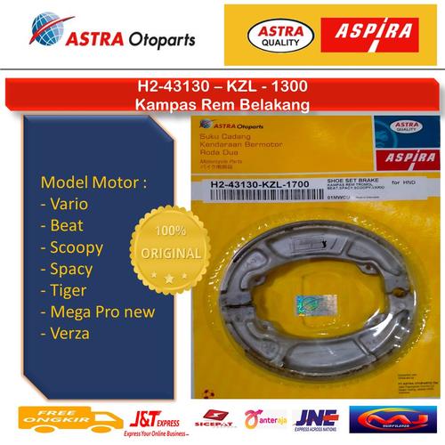 Jual KAMPAS REM BELAKANG / BRAKE SHOE MOTOR HONDA BEAT , VARIO MERK ...