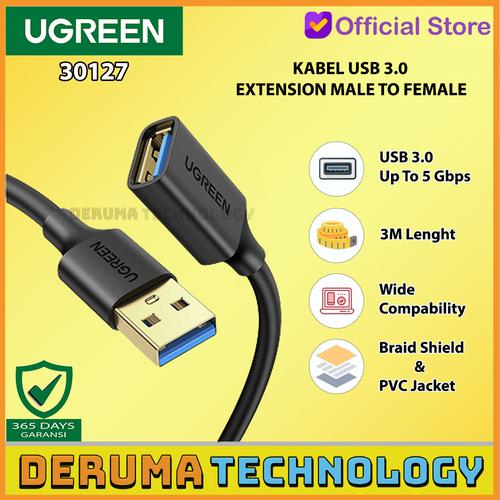 Jual UGREEN Kabel Round Usb 3.0 Extension Cable To Usb 3.0 Mouse Laptop ...