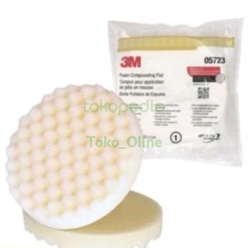 Jual 3M Foam Compound Pad 05723 White 8 Inch - Busa Poles - Kota ...
