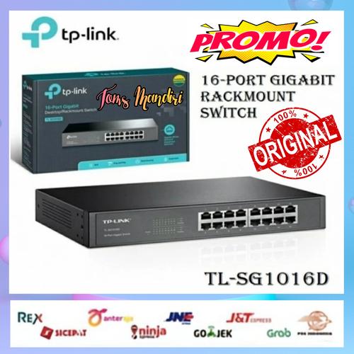 Jual TP-LINK TL-SG1016D TPLINK 16 Port Gigabit Desktop/Rackmount Switch ...