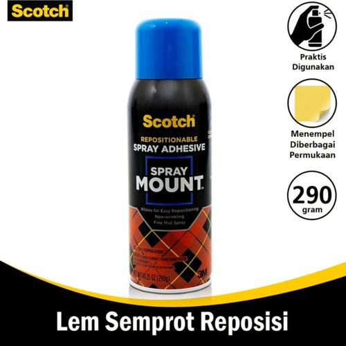 Jual 3M Scotch - Lem semprot - Refositionable Spray Mount - Jakarta ...