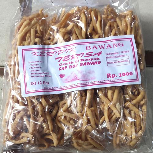 Jual Keripik Bawang Terisa Cap Dua Bawang ( 1 Pack isi 12) - Stik+saos ...