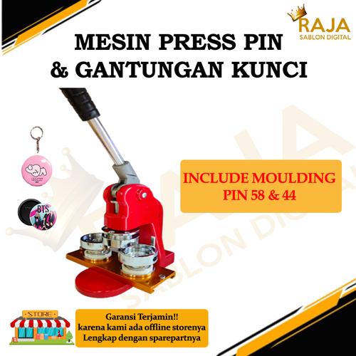 Jual MESIN PRESS PIN TALENT & GANTUNGAN KUNCI INCLUDE MOULDING 58 & 44 ...