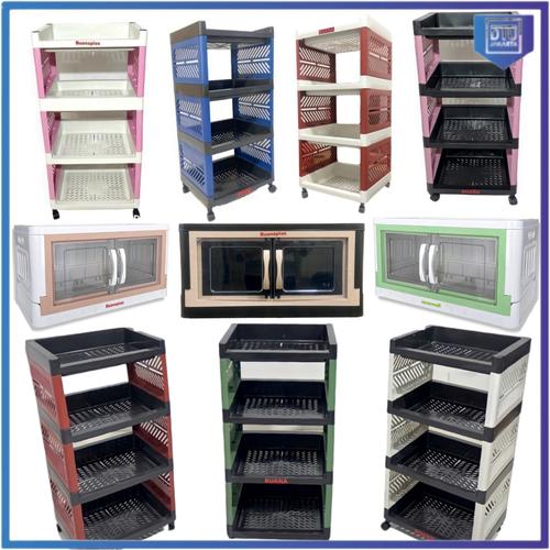 Jual Rak plastik 4 susun Rak serbaguna 4 tingkat Rak yoyo 4 susun ...