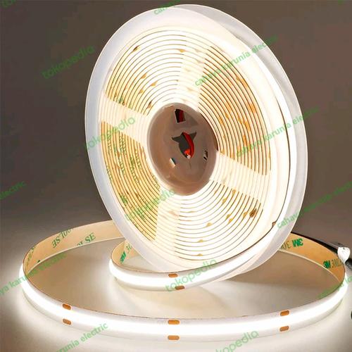 Jual LED strip COB 12v 5 meter 480 led per 1 meter 3000k 4000k 2700k ...
