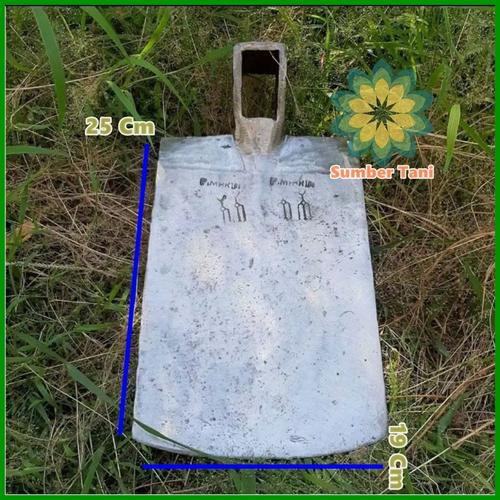 Jual Cangkul Sawah lebar 17 cm / pacul putih cap garpu Cangkul Baja ...