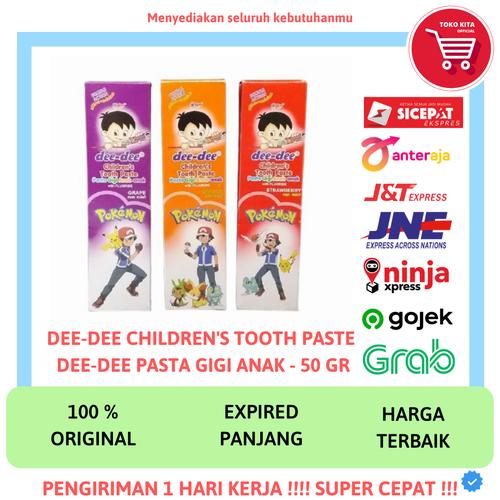 Jual DEE-DEE CHILDREN'S TOOTH PASTE DEE-DEE PASTA GIGI ANAK - 50 GR ...