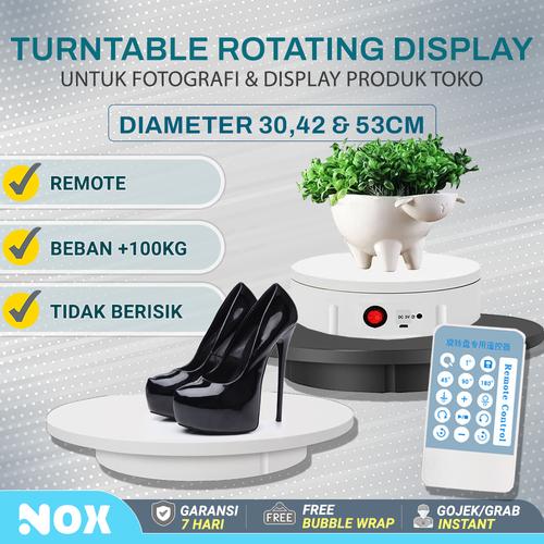 Jual Rotating display Turnable besar fotografi 30/ 40/52/60cm BIG SIZE ...