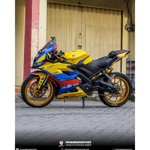 Jual Cutting Stiker R15 V3 Safety Car BMW Kuning Modifikasi Sticker ...