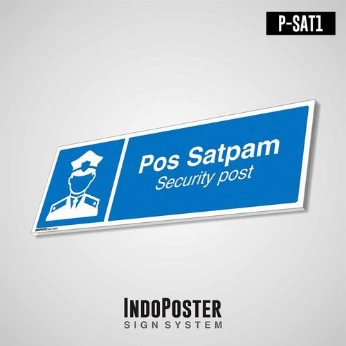 Jual Sign Tanda Plakat Petunjuk Pos Satpam - M - Kab. Bandung ...