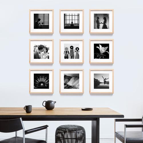 Jual Wall Galeri Foto Panel Bingkai Kolase Cetak Custom Frame 9 pcs ...