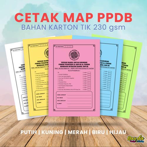 Jual CETAK MAP PPDB SEKOLAH SD, MI, MTs, MA, SMA, SMK - Kab. Karawang ...