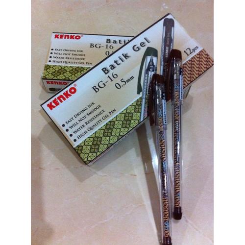 Jual Pulpen Gel Batik Kenko BG-16 (LUSIN) - Jakarta Timur - lapak atk ...