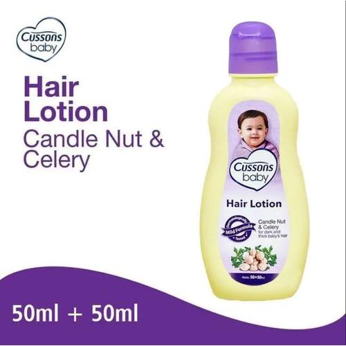 Jual Cussons Baby Hair Lotion Aloe Vera Kemiri Celery 50 ml Minyak ...