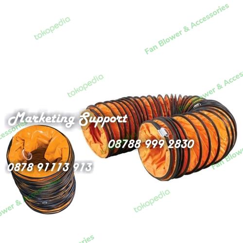 Jual Flexible Ducting PVC 10 inch 5 Mtr Flexible Blower PVC 10 inch 5 ...