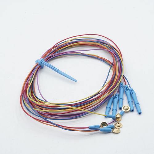 Jual Kabel EEG Emas per Pc - EEG Gold Color Cable 175Cm EEG Medical ...