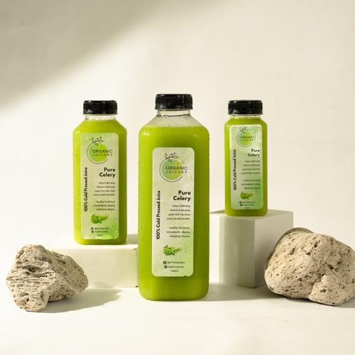 Jual 1 Liter | Cold Pressed Juice Pure Celery 100% / Jus Seledri Murni ...