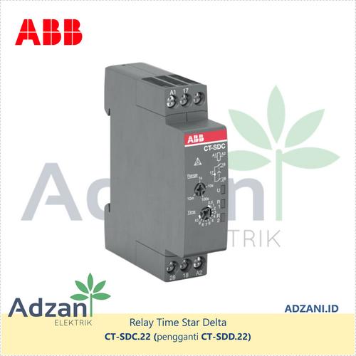Jual ABB Time Relay CT-SDC.22 Star-Delta 1SVR508211R0100 Ganti CT-SDD.22 - Jakarta Pusat ...