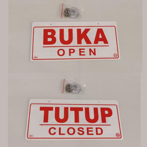 Jual Tulisan acrylic/tanda tulisan akrilik Buka/Tutup Open/Closed Besar ...