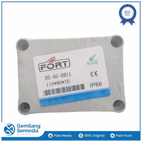 Jual Junction box ABS 110x80x70 Box pvc plastik IP66 FORT - base plate ...