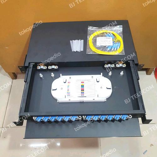 Jual Otb 12 core SC lengkap / ODF sliding 12 core SC fullset singlemode ...