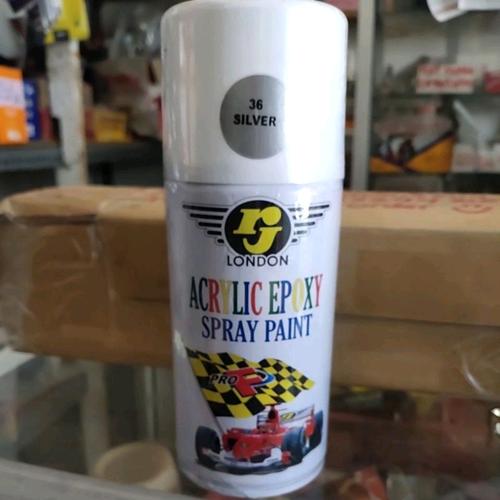 Jual Pilox RJ London Silver 36 Acrylic Epoxy Spray Paint 300cc Pillox ...