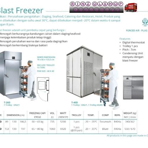 Promo BLAST FREEZER GEA T-26D RUANGAN PEMBEKU MAKANAN 735 LITER T26D ...