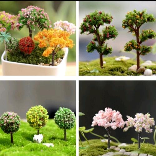 Jual Topper Pohon 3D, Miniatur Pohon, Hiasan Kue Pohon, Mainan Pohon ...
