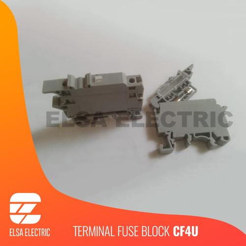 Jual CF4U Terminal Block Fuse 2,5-4mm Terminal Fuse Connectwell - Kab ...