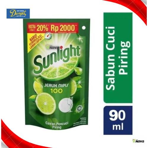 Jual SUNLIGHT LIME / SUNLIGHT REFILL LIME / SUNLIGHT REFIL 90ML - Kota ...